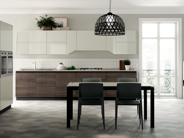 Scavolini. Кухня Flux Swing Scavolini